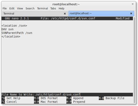 Cómo Instalar Apache Svn Subversion En Centos 7 Rhel Conpilares