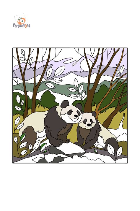 Cute Pandas Pandas Coloring Pages For Adults Online And Printable