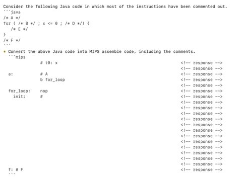 Solved Consider The Following Java Code In Which Most Of The