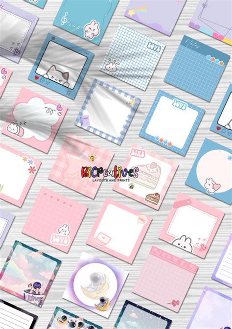 100 Cute Design NOTEPADS Ria Gonzales S Ko Fi Shop