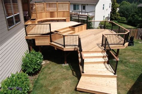 Split Level Deck Designs