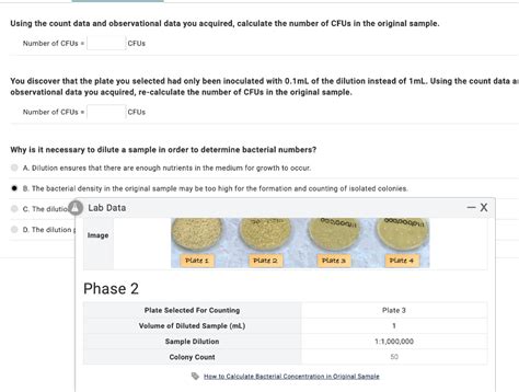 Solved Using The Count Data And Observational Data You