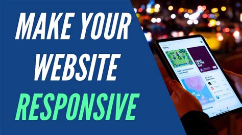 Responsive Web Design Tutorial How To Make A Website Responsive Step By Step Youtube