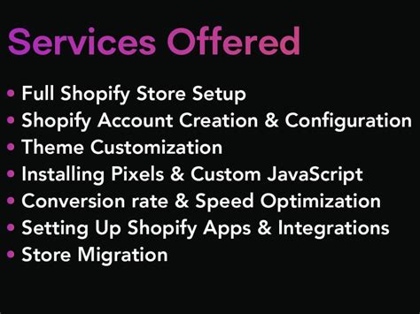 Full Shopify Store Setup Upwork