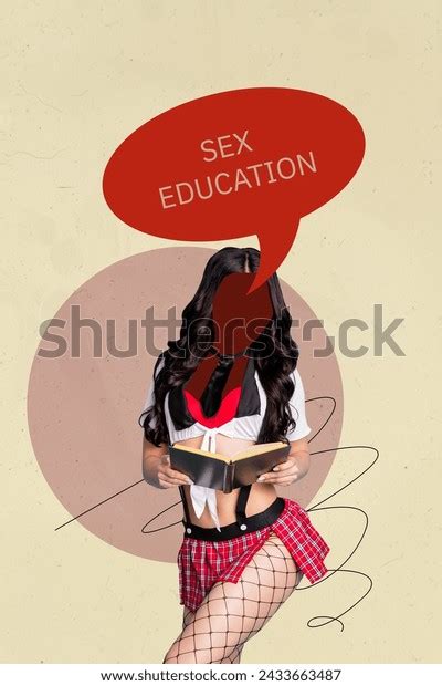 Vertical Creative Collage Image Sex Education Stock Photo 2433663487 Shutterstock