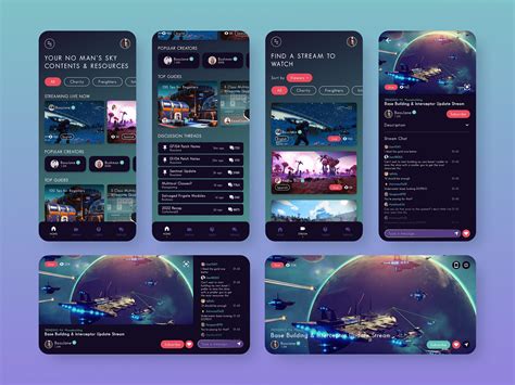 Mobile App Uiux Design Video Game Streaming App On Behance