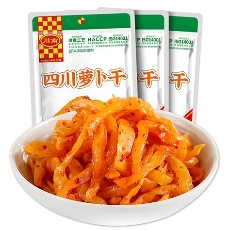 川南下饭菜81g 10袋小菜四川麻辣萝卜干榨菜萝卜丝咸菜拌饭萝卜丁 虎窝淘
