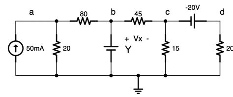 Solved Using Node Analysis Calculate The Value Of Vx If