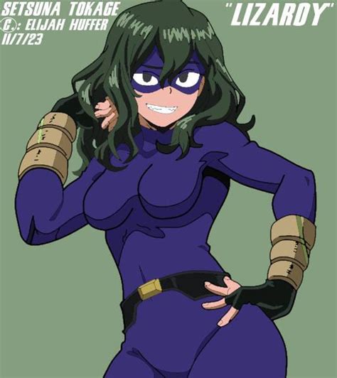 Setsuna Tokage My Hero Academia By Elijahsartprojects On Deviantart