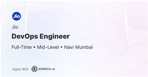 Devops Engineer Job Navi Mumbai Mid Level