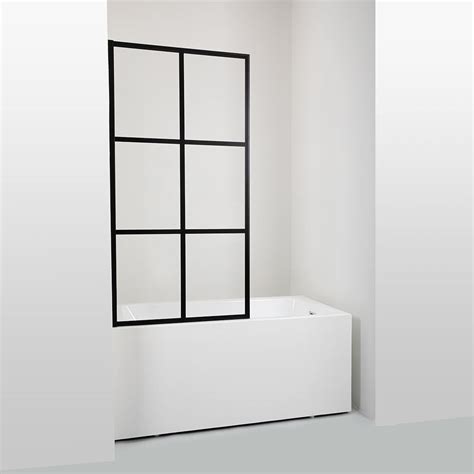Fixed French Shower Screens Clear Tempered Glass Apis Glass