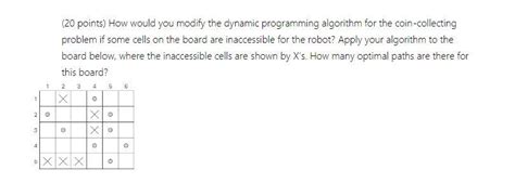Solved 20 Points How Would You Modify The Dynamic
