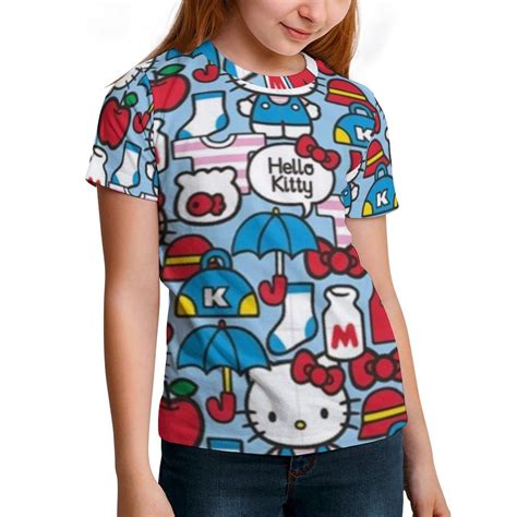 Hello Kitty Girls Short Sleeve T Shirt 120cm