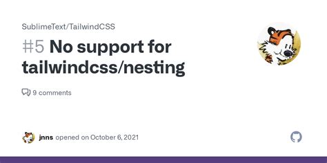 No Support For Tailwindcss Nesting Issue Sublimetext Tailwindcss