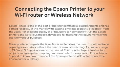 PPT How To Setup Install Epson Printer Wifi PowerPoint Presentation ID