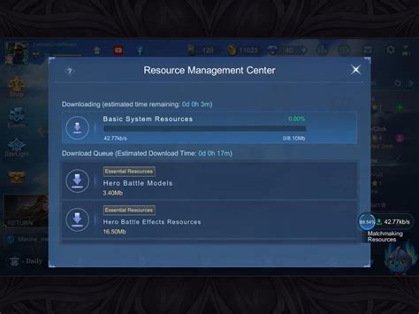 Most Recent Update Cant Download Resources Ios Rmobilelegendsgame