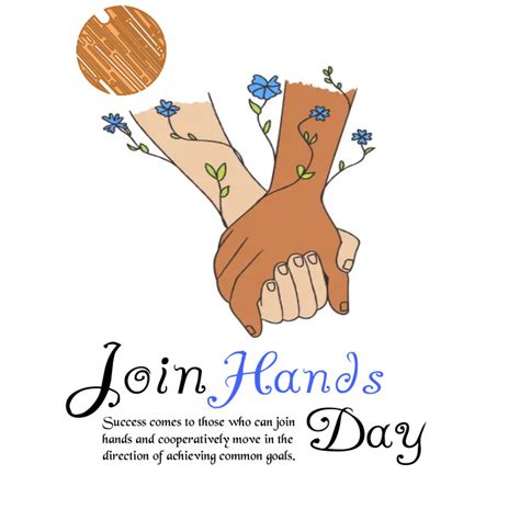 Join Hands Day Template Postermywall
