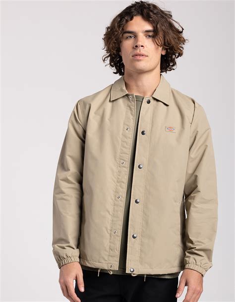 Dickies Oakport Coaches Mens Jacket Khaki Tillys