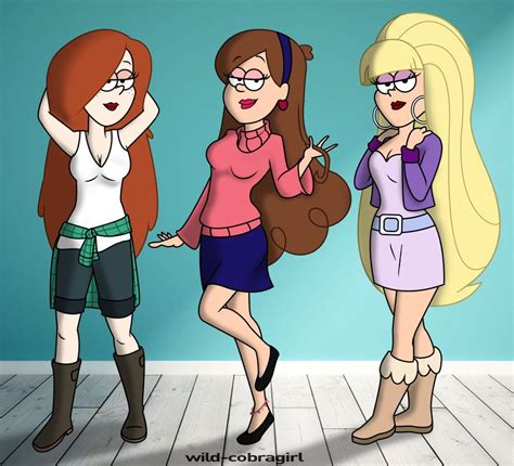 Teen Girls Of Gravity Falls By Wild Cobragirl On Deviantart Gravity