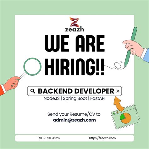 Internship Intern Nodejs Fastapi Springboot Java Python Job Zeazh