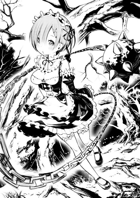 Rem Manga Yandere Rezero Kara Hajimeru Isekai Seikatsu Anime