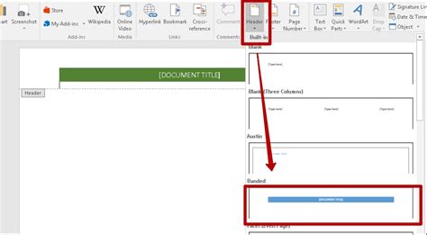 Microsoft Office Designing Header In Word Between Horizontal Lines Super User