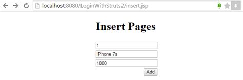 Demo Crud Create Reader Update Delete In Struts 2 Framework Jdbc ~ Thế Giới Giải Mã