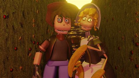 Waylon And Cordie Posing At A Sunset Render R Cliffside