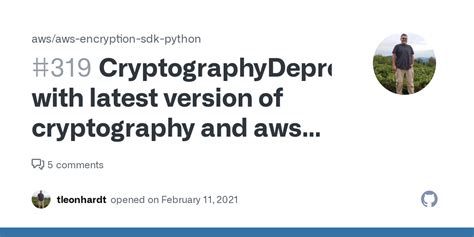 Cryptographydeprecationwarning With Latest Version Of Cryptography And