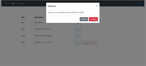 Github Vitalii7922web Quiz Engine The Multi Users Web Service For