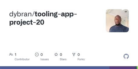 Github Dybrantooling App Project 20