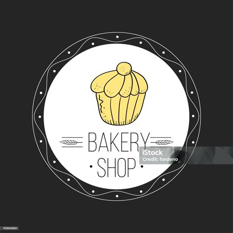 과자 케이크 레스토랑 빵이 게에 대 한 베이커리가 게 로고와 빵 로고 라벨 디자인 고급에 대한 스톡 벡터 아트 및 기타 이미지