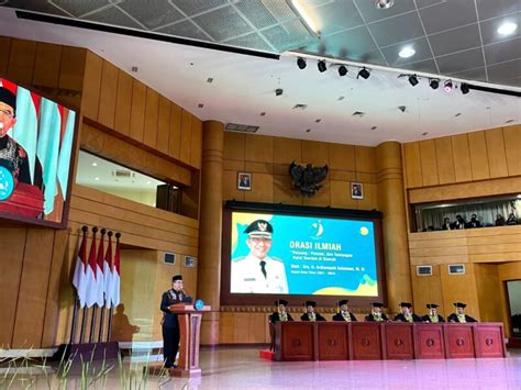 Orasi Ilmiah Di Wisuda Stei Sebi Ardiansyah Sampaikan Potensi Wisata