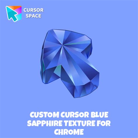 Custom Cursor Custom Cursor Blue Sapphire Texture For Chrome For Chrome Cursor Space