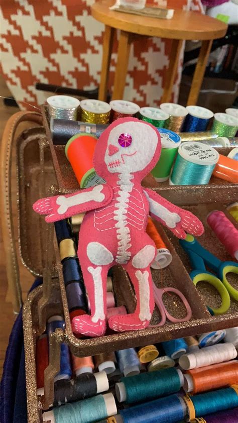 Felt Skeleton Blob Monster Monster Skeleton Birthday Candles