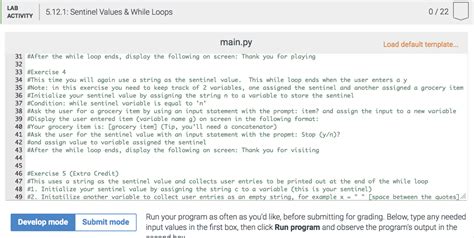 Solved Lab Activity 5121 Sentinel Values And While Loops