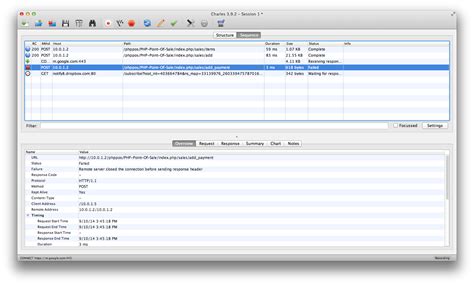 ajax intermittent remote server closed the connection before sending