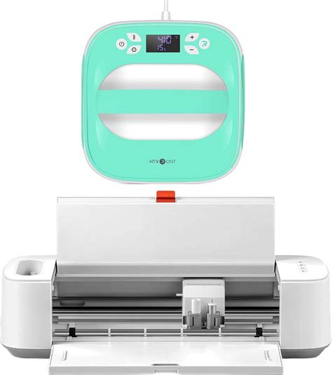 Htvront Heat Press Machine 10x10 And Cutting Machine White