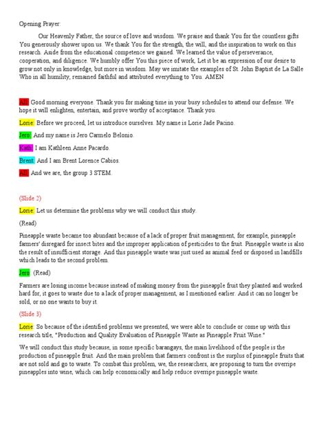 Defense Script Pdf Wine Alcoholic Beverages