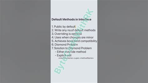 Java8 Featuresdefault Methods In Interface Part3 Shorts Youtubeshorts Trending Java Java8