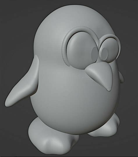 stl file tux 👾・design to download and 3d print・cults