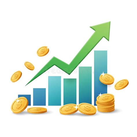 A Digital Illustration Featuring A Bar Graph With Blue Columns Increasing In Height From Left To