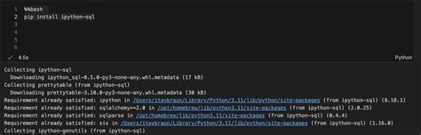 Using Magic Sql Command In Jupyter Notebooks