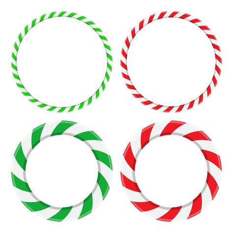 Christmas Candy Cane Circle Over 3902 Royalty Free Licensable Stock Vectors And Vector Art