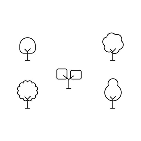 Tree Vector UI Essential For Website Symbol Icon 9689468 Vector Art At Vecteezy