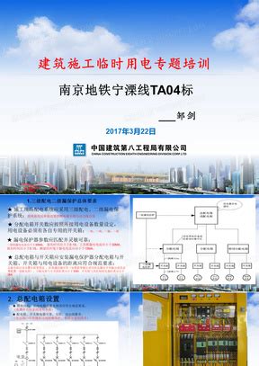临时用电PPT模板 临时用电PPT模板下载 熊猫办公