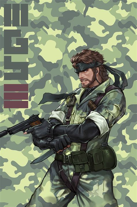 Artstation Mgs3 Fan Art Naked Snake