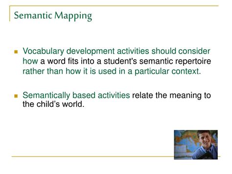 Ppt Teaching Vocabulary Meaning Through Semantic Based Activities Powerpoint Presentation Id