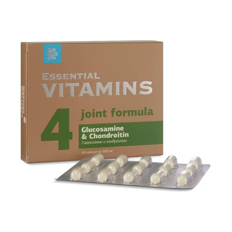 Глюкозамин и хондроитин - Essential Vitamins – купить по выгодной цене ...