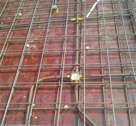 预埋线管线盒施工图 水电预图纸符号 农村建房电线管预图 文秘苑图库